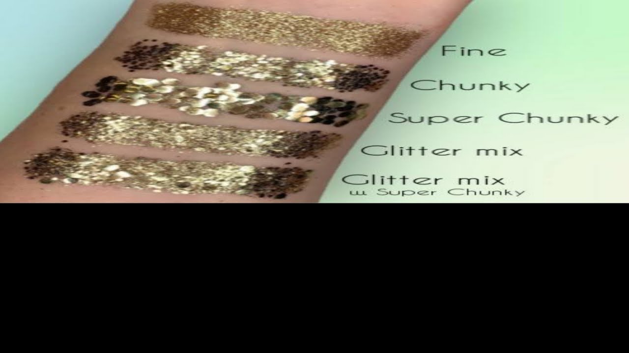 Different Types of Glitter by "Riasat Salon" - YouTube