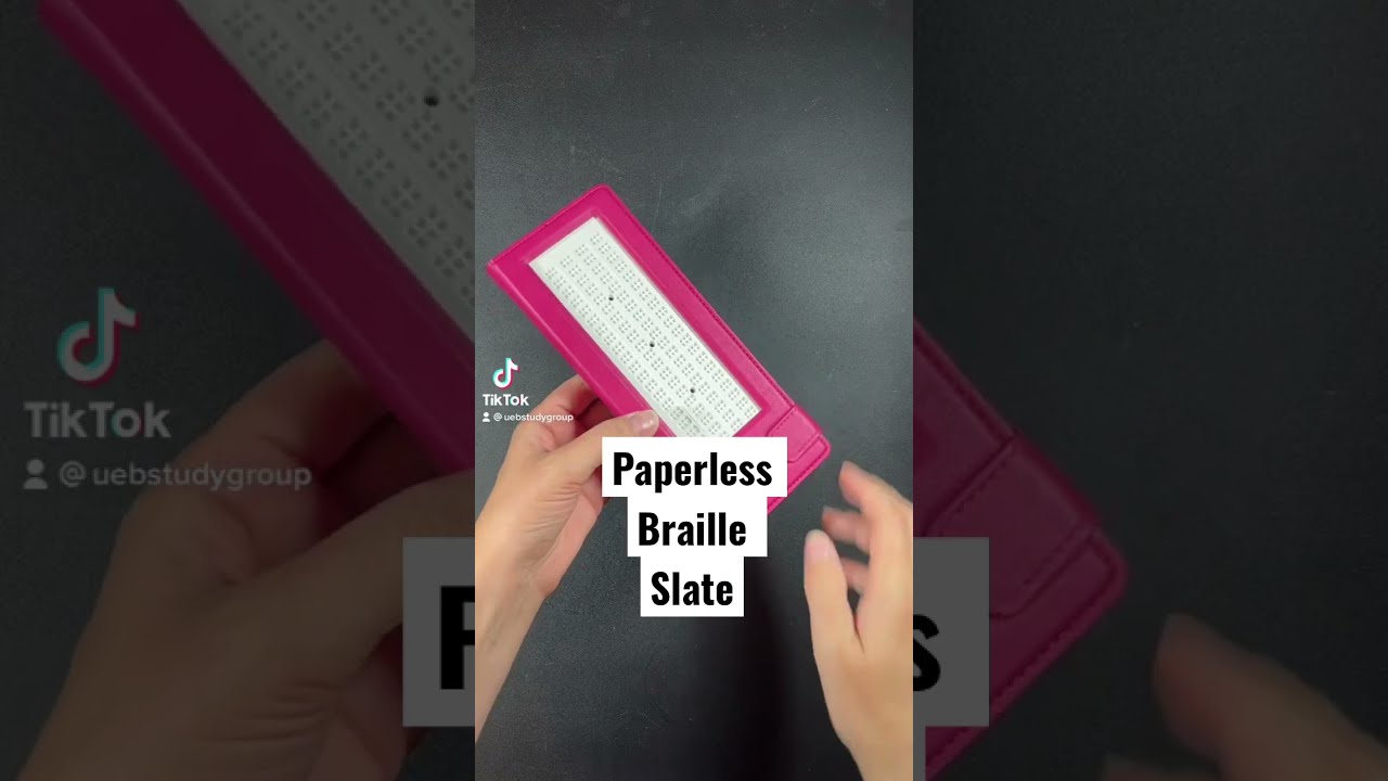 Versa Slate, Paperless Braille Slate. A slate and stylus are for ...