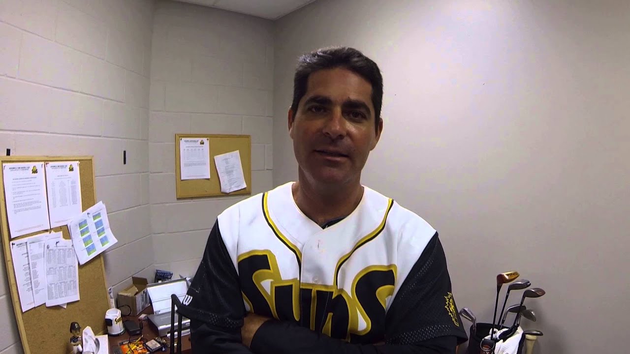 Jacksonville Suns: Andy Barkett Post Chattanooga 7/5/2014 - YouTube