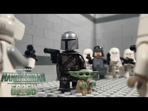 Der Mandalorianer gegen Schneetruppen - Lego Star Wars (Stop-Motion)