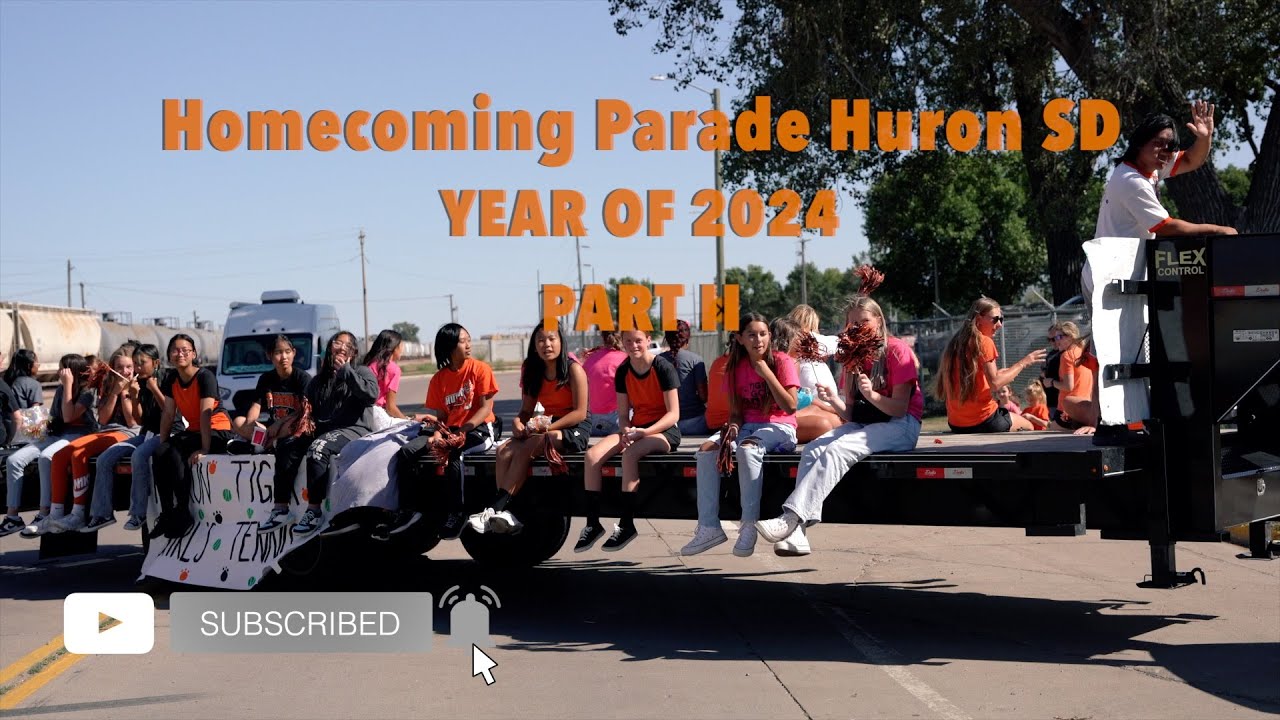 Homecoming Parade Huron SD 2024 Part 2 - YouTube