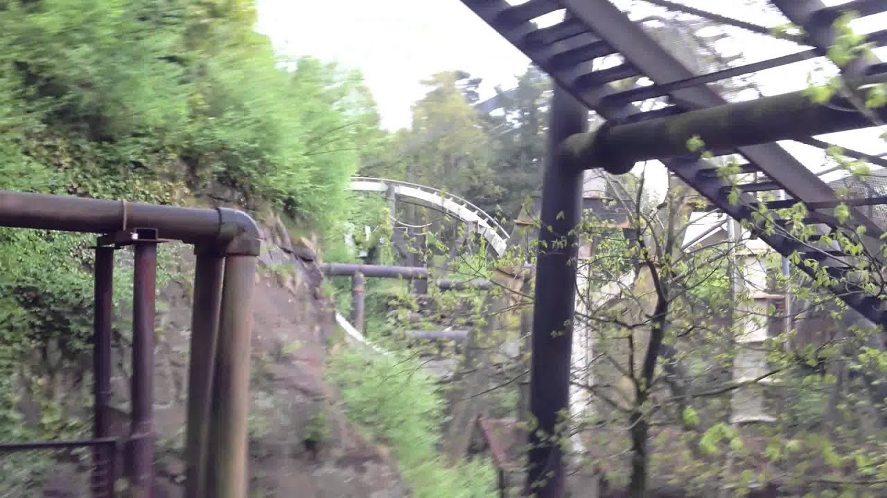 Nemesis rollercoaster at Alton Towers from the queue line. Blood ...