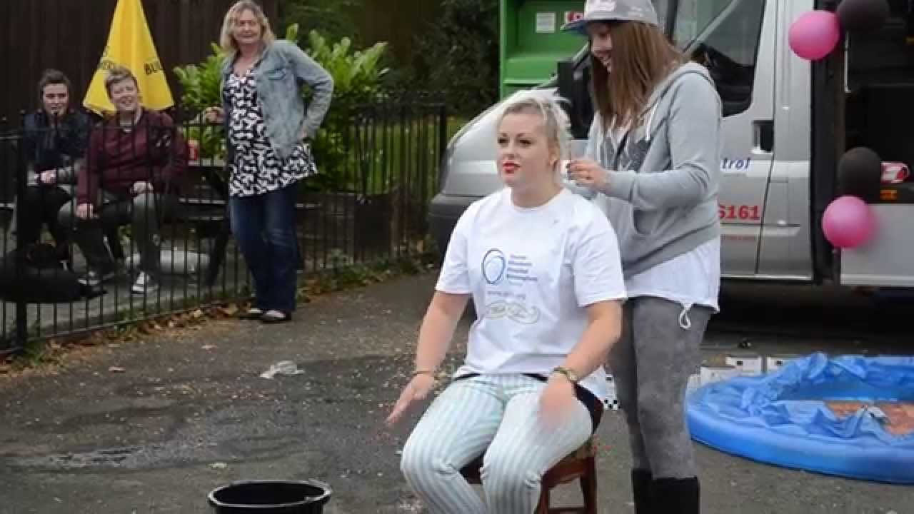 Fun Day - Shannon's head shave - YouTube