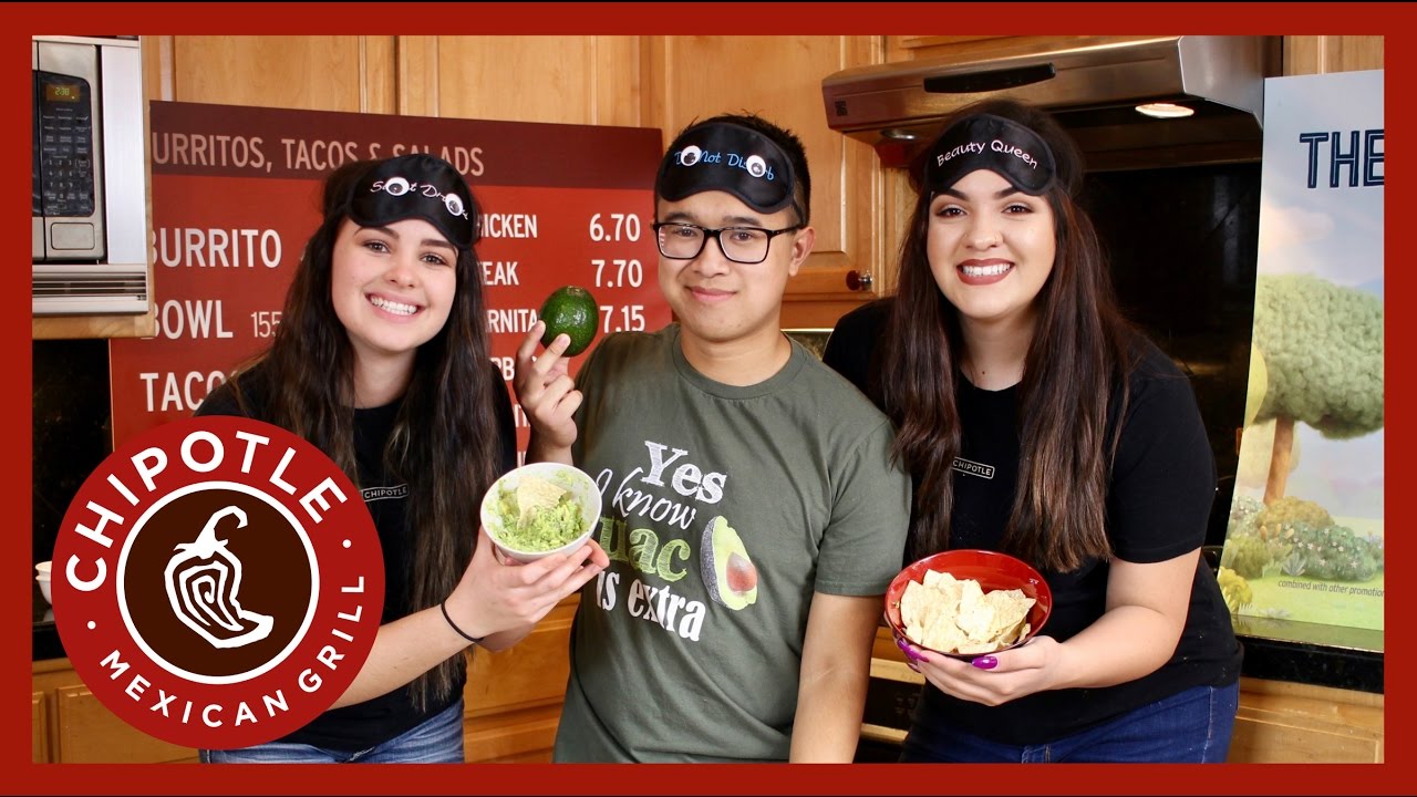 How to Make Chipotle Guac BLINDFOLDED - YouTube