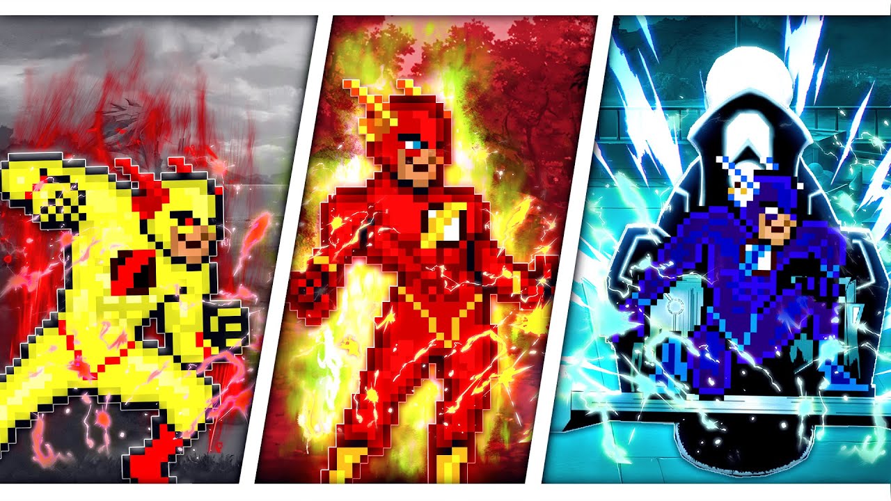 The New Flash ALL Forms Is The Fastest Char In MUGEN - YouTube