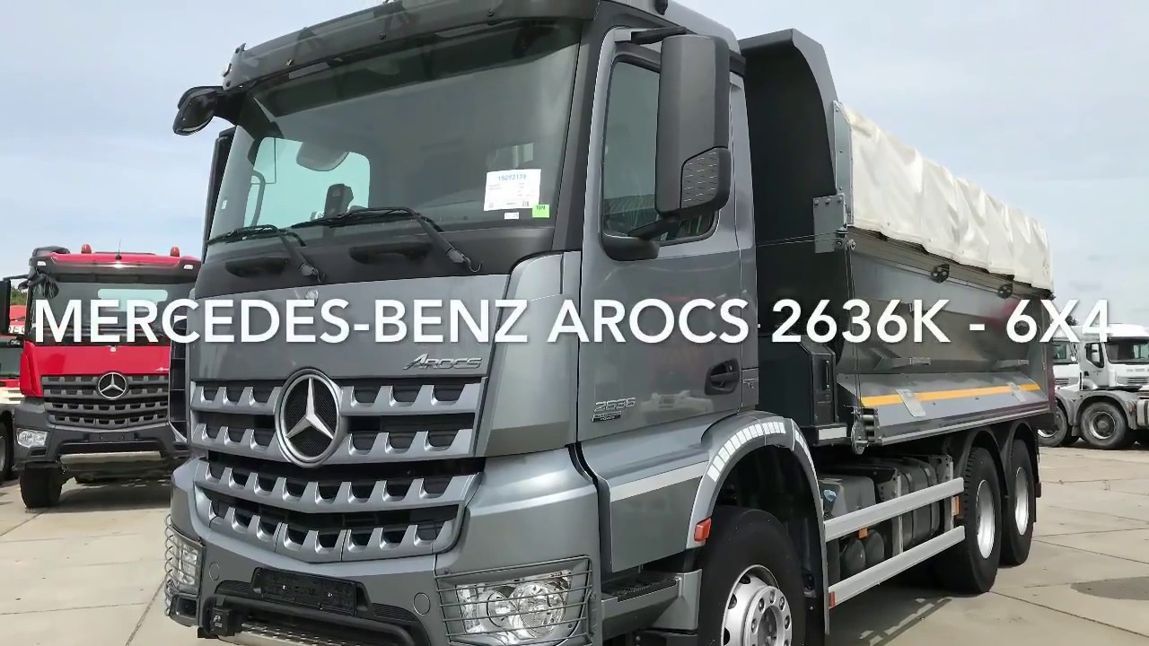 Mercedes-Benz Arocs 2636K 6x4 tipper truck for sale - YouTube