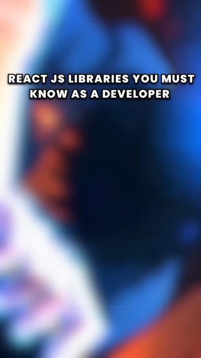 React js 🤩 Amazing 5 libraries for 2024 | web development #fullstack # ...