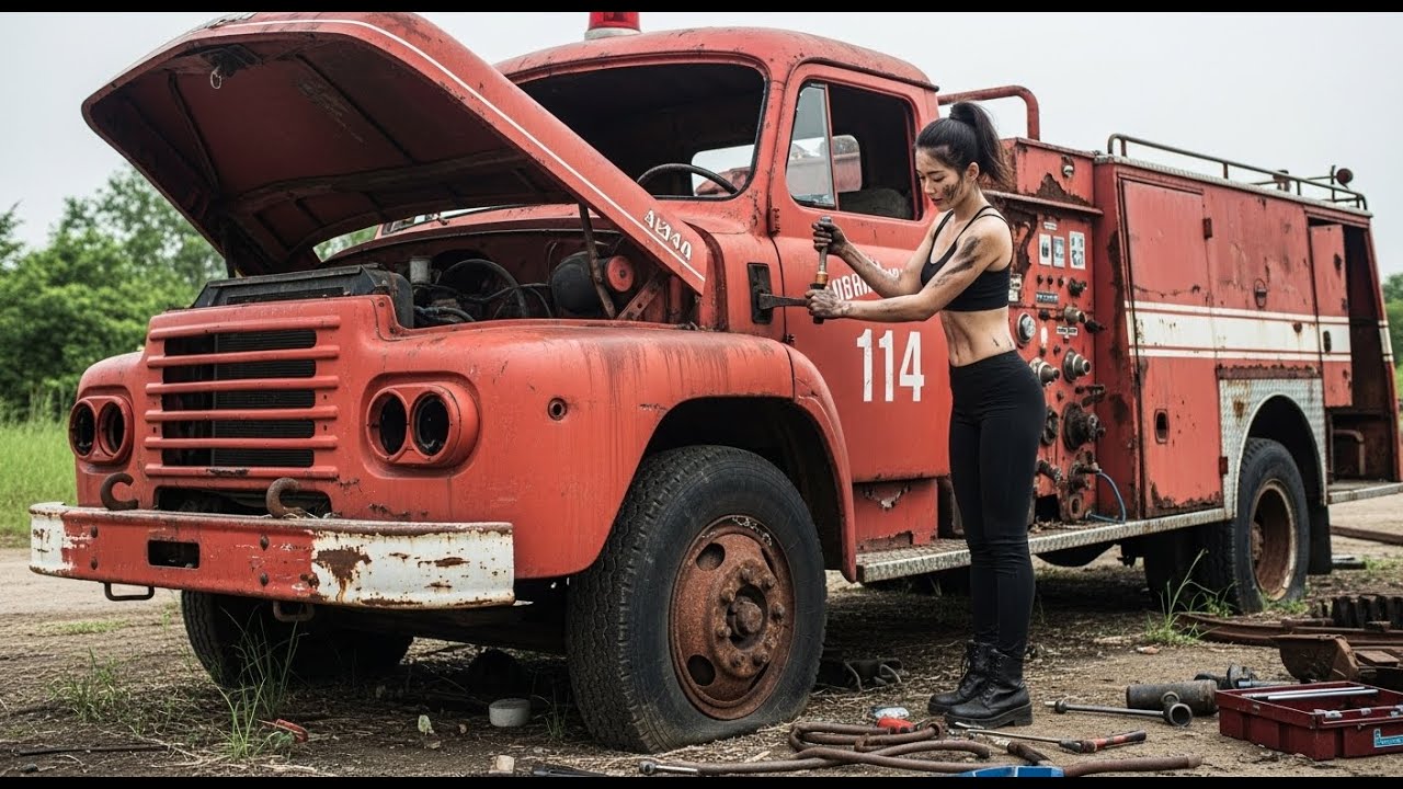Full Restoration of Abandoned Fire Truck After 20 Years – Giant Rescue ...