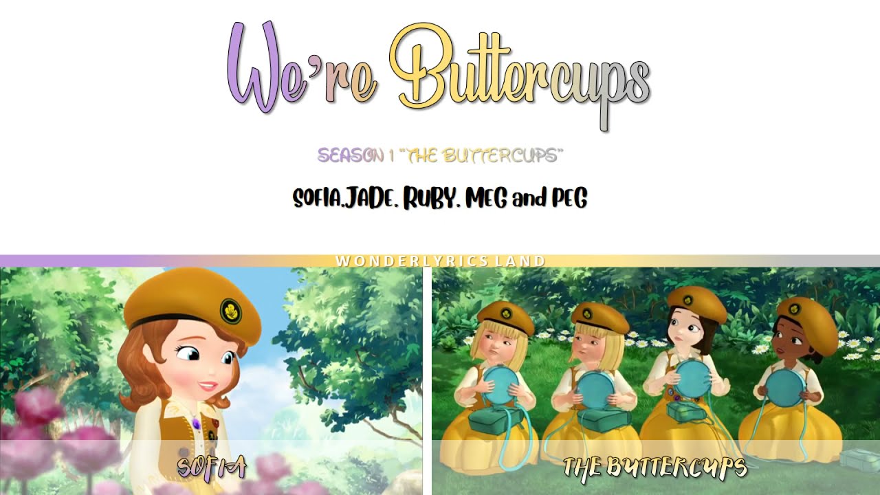 WE'RE BUTTERCUPS (THE BUTTERCUPS SONG) | COLOR CODED LYRICS ...
