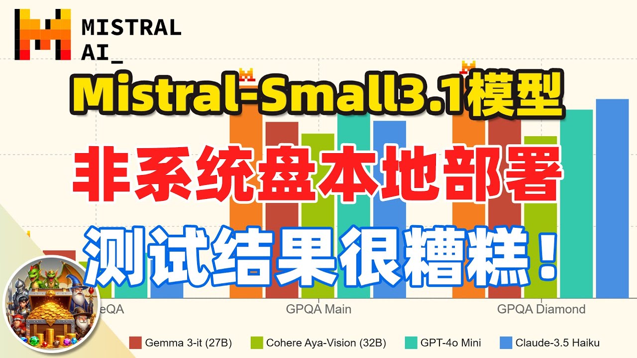 【AI模型部署教程】Mistral-Small3.1 | 非系统盘本地部署开源模型，简单易操作，不过这个模型量化版本表现差强人意！！#mistralai #mistral - YouTube