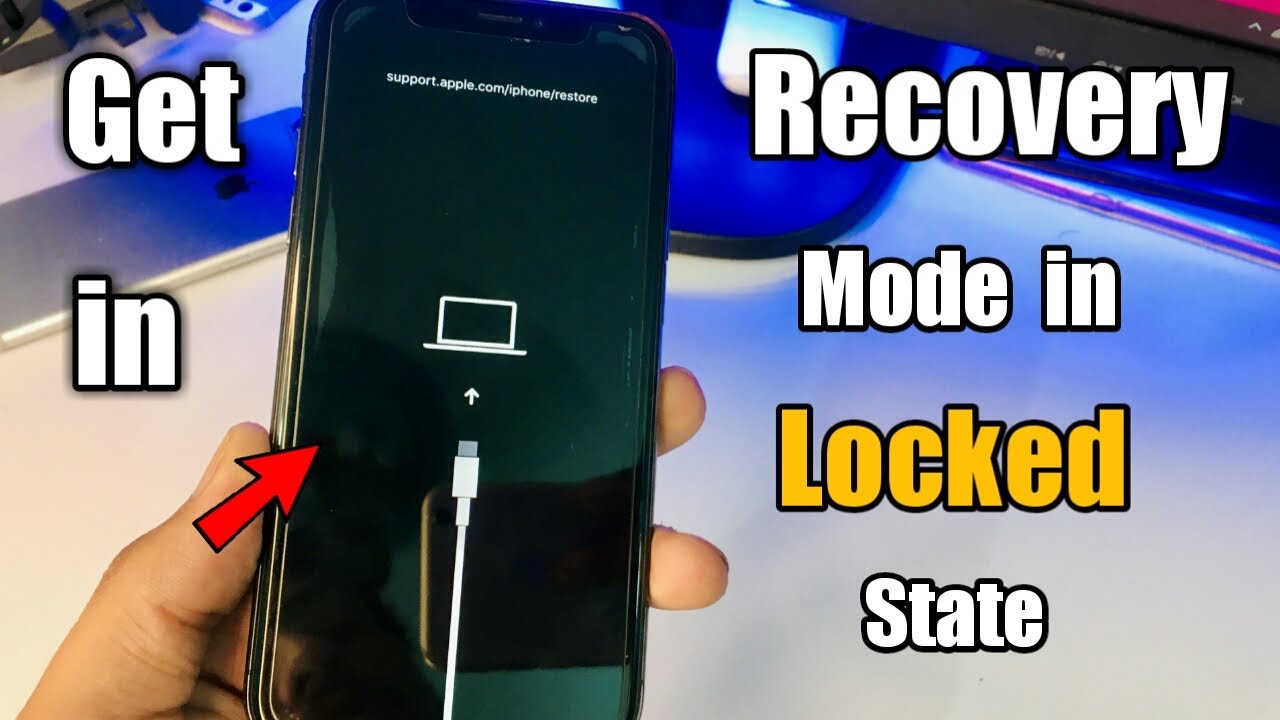 How to take iPhone 12, 11, X Series in Recovery Mode in Locked State ...