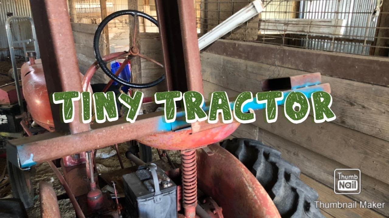 Quick video about the mini tractor build - YouTube