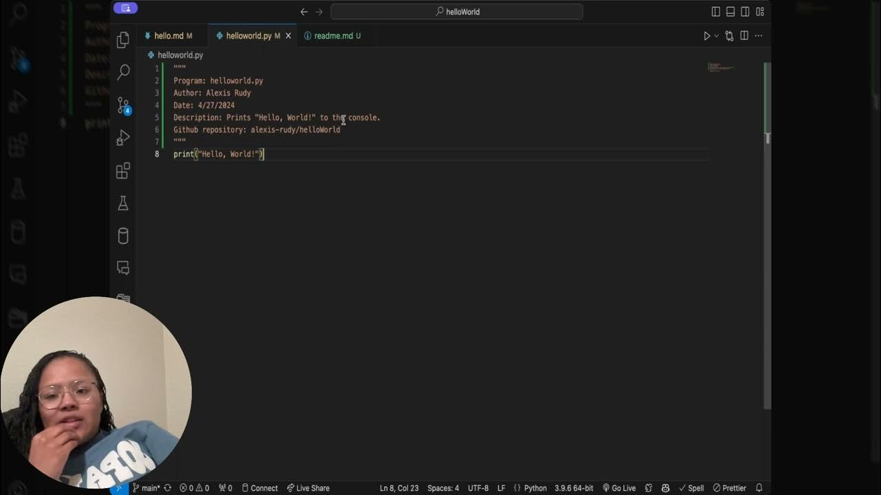 Hello World demo - YouTube