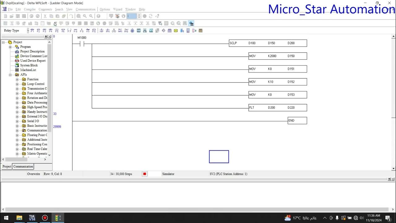 How to scale analog input signals in Delta PLC WPLSOFT. part 1 - YouTube