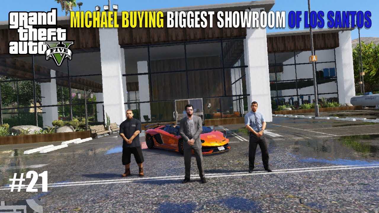 MICHAEL PURCHASE A BIGGEST NEW SHOWROOM OF LOS SANTOS | GTA V GAMEPLAY ...