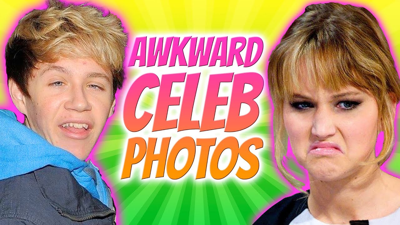 AWKWARD CELEBRITY PHOTOS - Stars Making Funny Faces! - YouTube