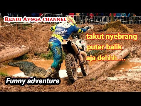 FUNNY ADVENTURE, ada buaya keluar dari bawah jembatan⁉️