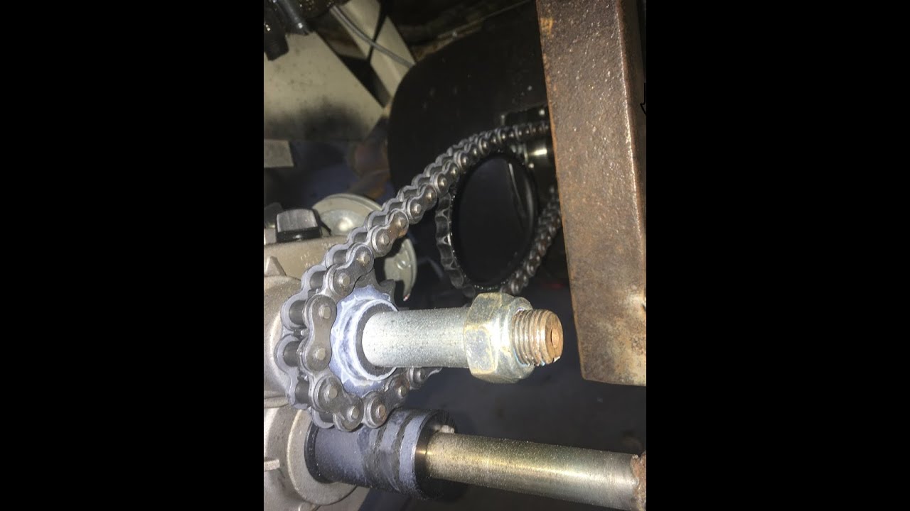 Roll Ring chain tensioner in a golf cart - YouTube