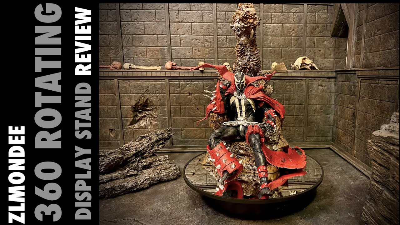 360 rotating display stand- review - YouTube