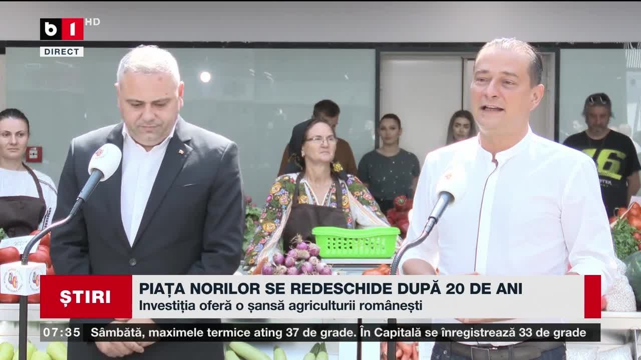 PIAȚA NORILOR SE REDESCHIDE DUPĂ 20 DE ANI. Știri B1_15 iulie 2023 ...