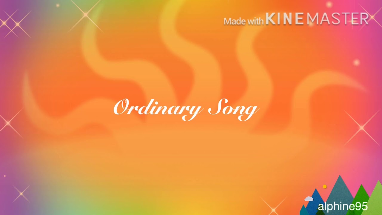 Ordinary Song - YouTube