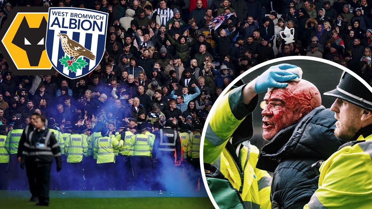 West Bromwich v Wolves suspended after supporters clash | West Brom vs ...