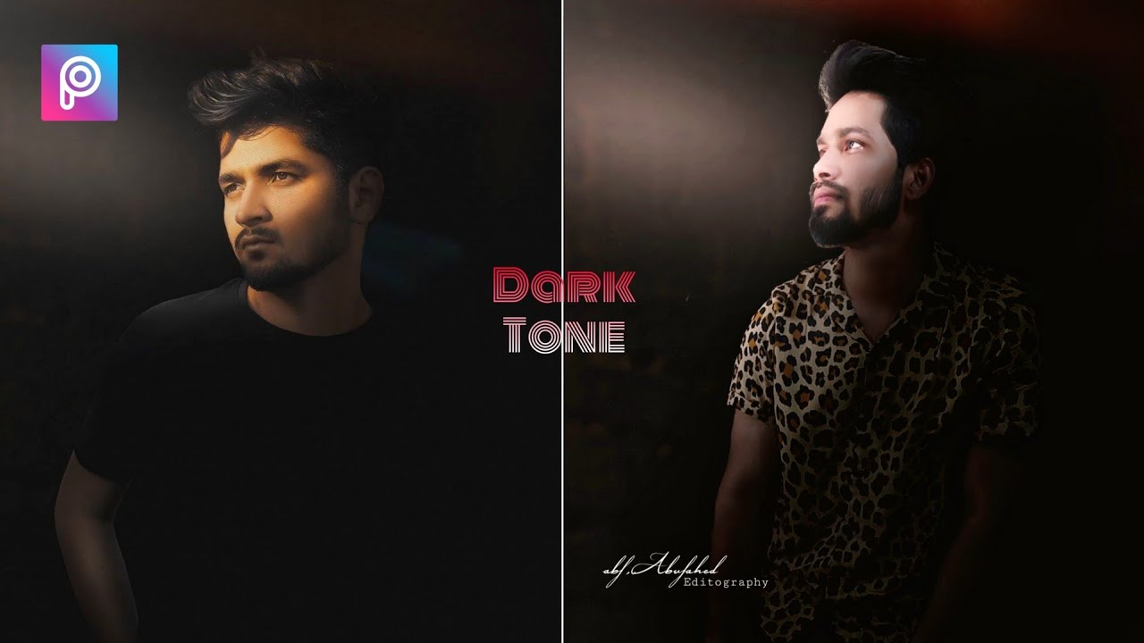 Dark tone photo editing|| Dark portrait editing||PicsArt editing - YouTube