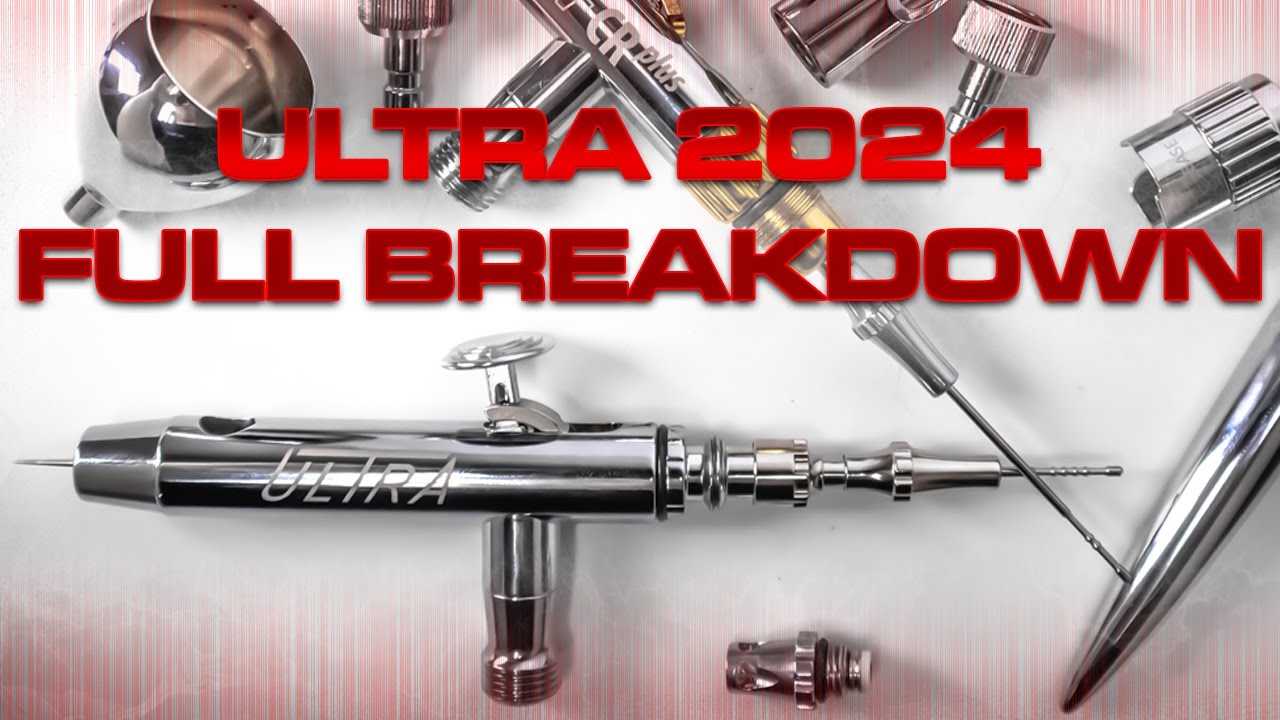 Harder & Steenbeck Ultra 2024 airbrush full breakdown for cleaning ...