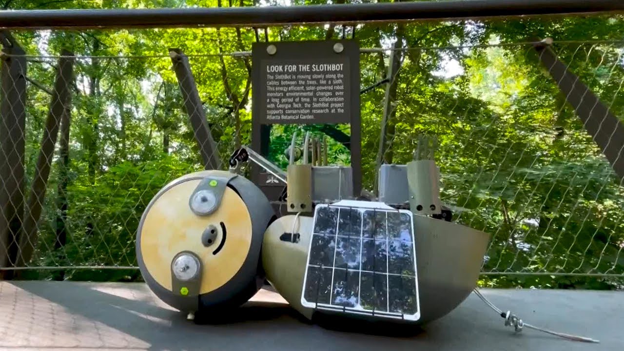 After 13 months in the "wild," the SlothBot comes down - YouTube