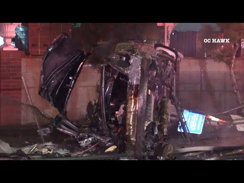 Orange fatal high speed crash - YouTube