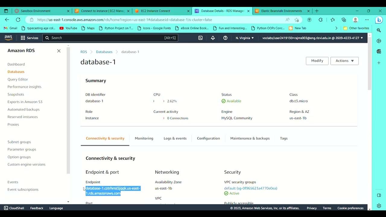 Cloud Computing project for deploying a php website on AWS , Part 2. - YouTube