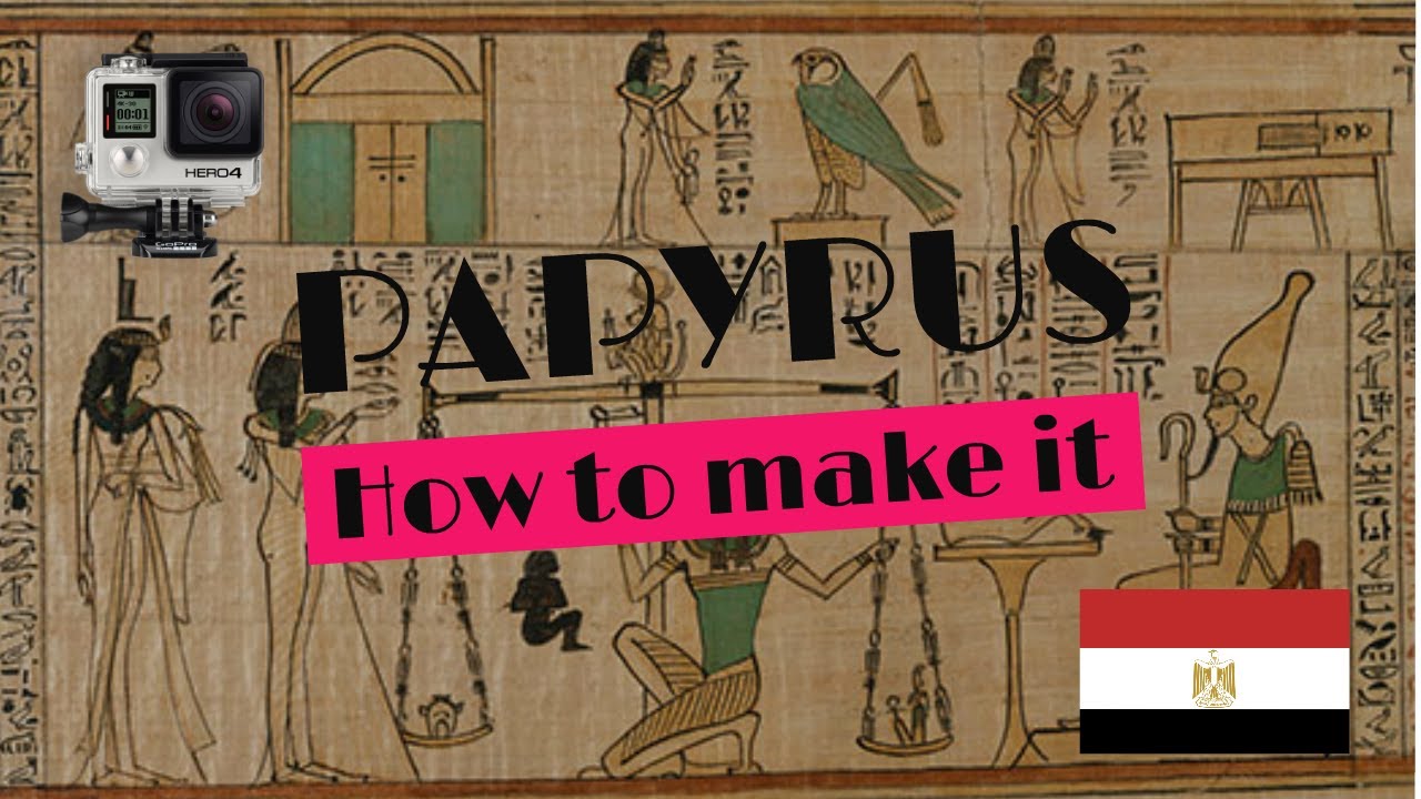 How To Make Papyrus | Ancient Egypt (GoPro) 🇪🇬📜🌿 - YouTube