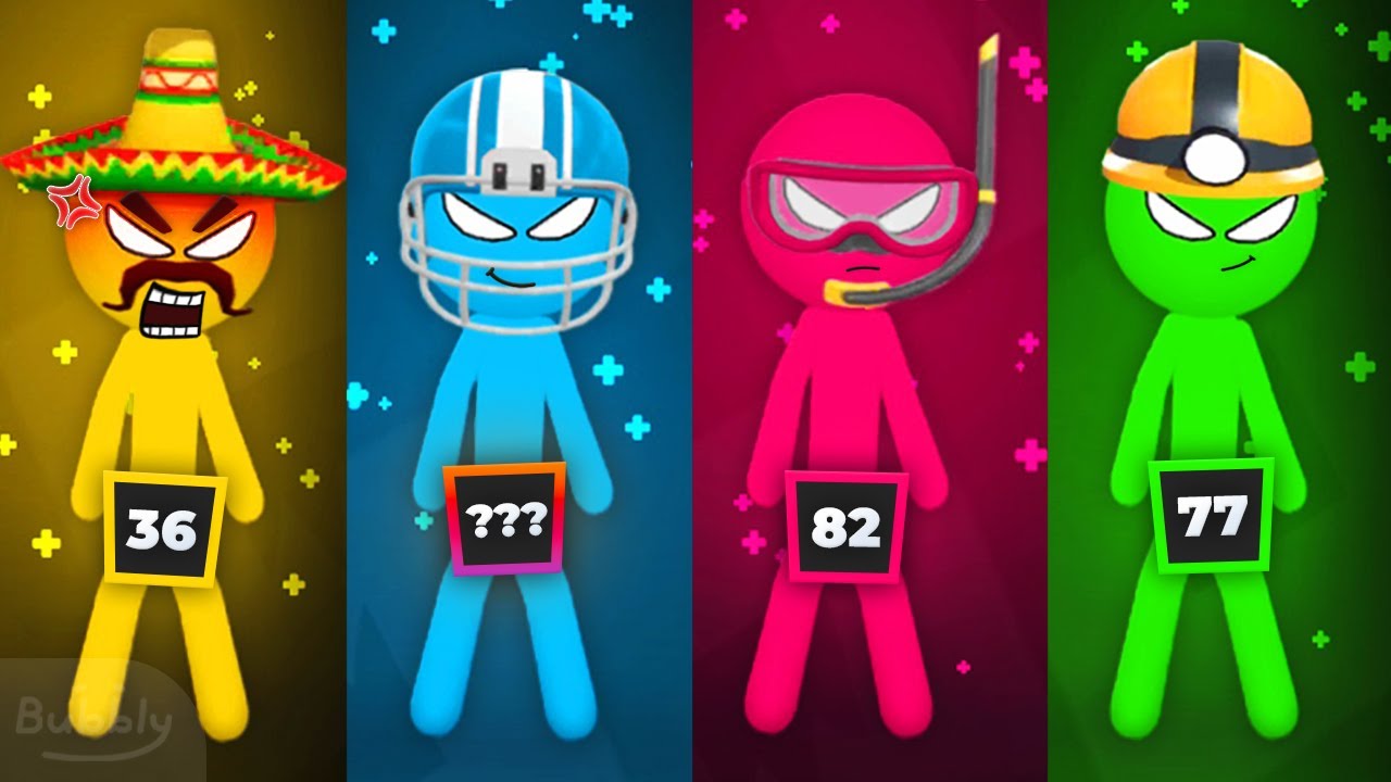 Stickman To Get the Most Points Wins $10,000 - Stickman Party Minigames ...