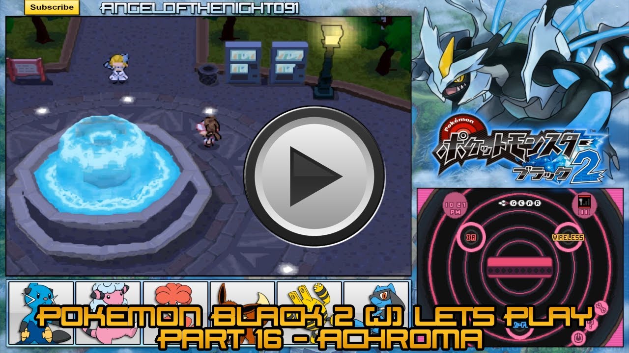 Pokemon Black 2 (J) Lets Play - Part 16 - Achroma - YouTube