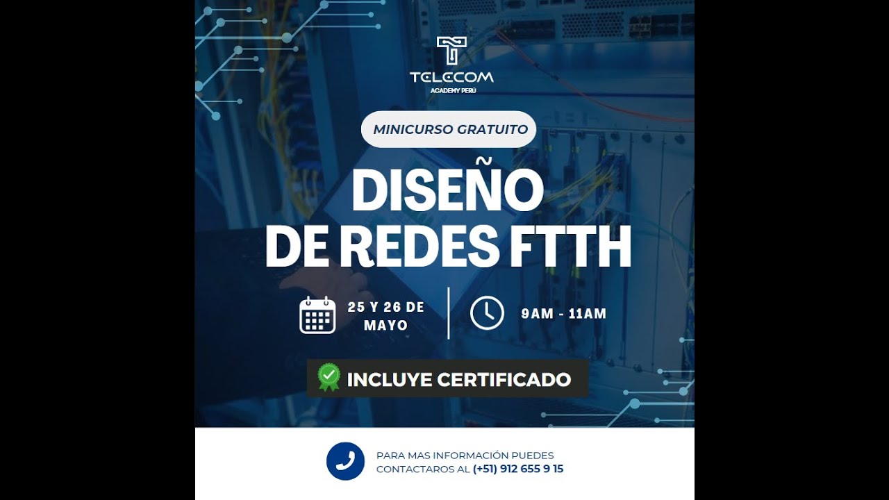 Mini curso "Diseño de redes FTTH" (Segundo día) - YouTube