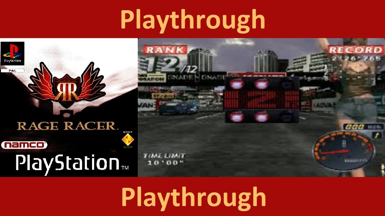 Rage Racer PS1 - YouTube