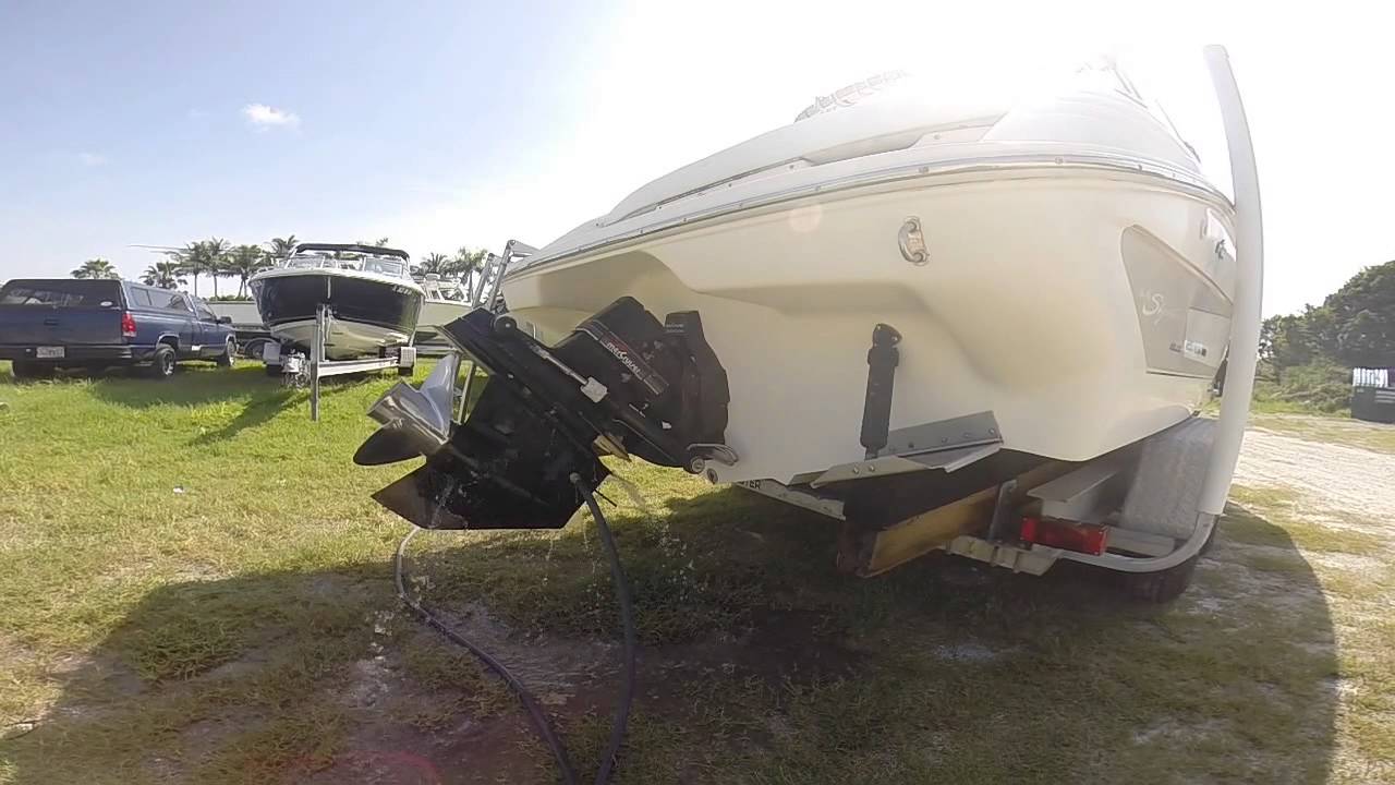 1995 Sea Ray 220 Bowrider - YouTube