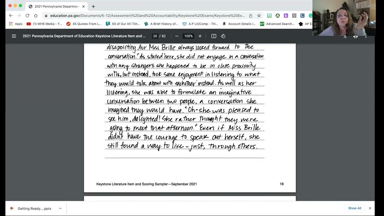 Keystone prep ELA 10 - YouTube