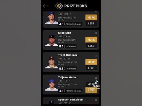 Prize Picks MLB Parlay Today - YouTube
