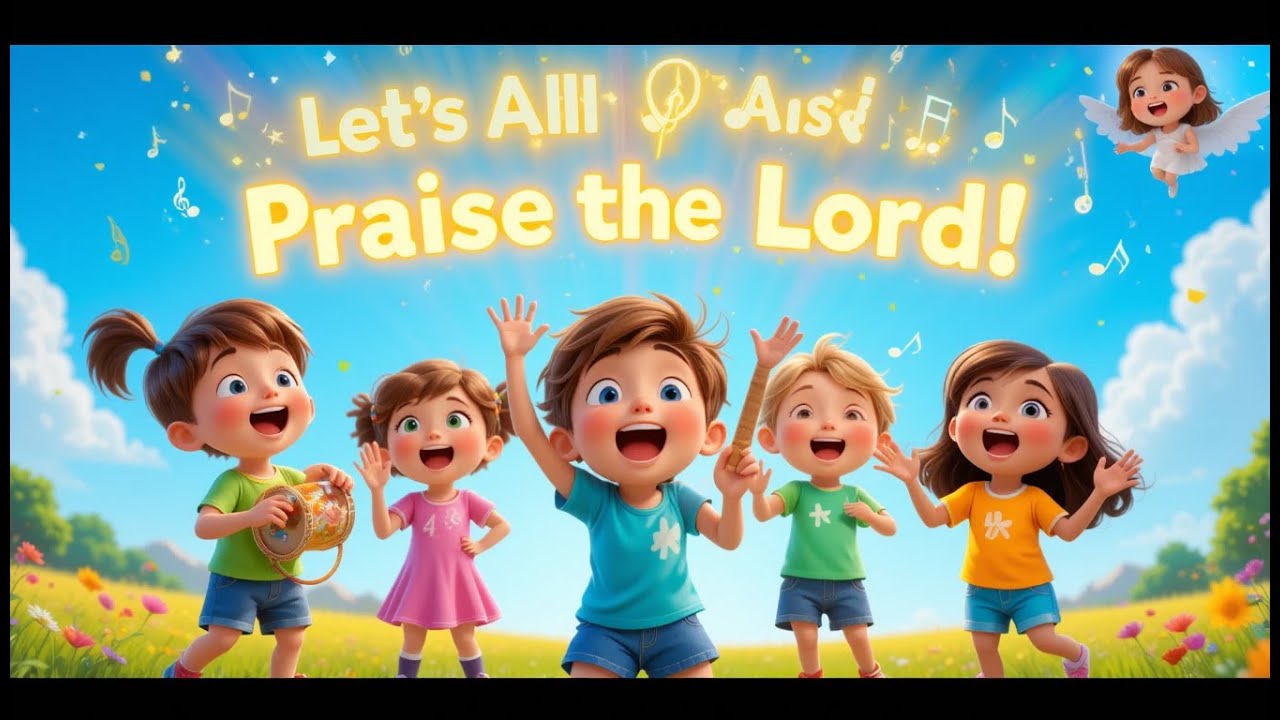 🎶 Let’s All Praise the Lord! | Happy Sunday School Song for Kids - YouTube