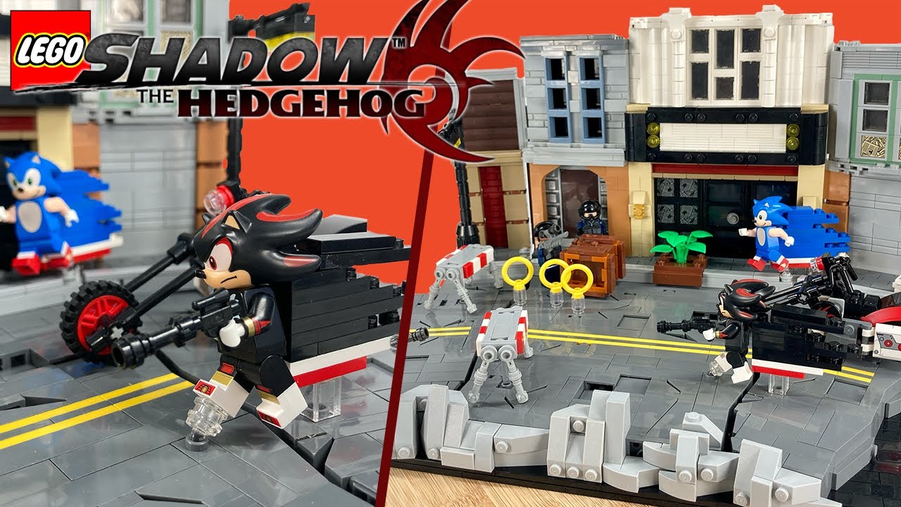 LEGO Shadow the Hedgehog custom set - YouTube