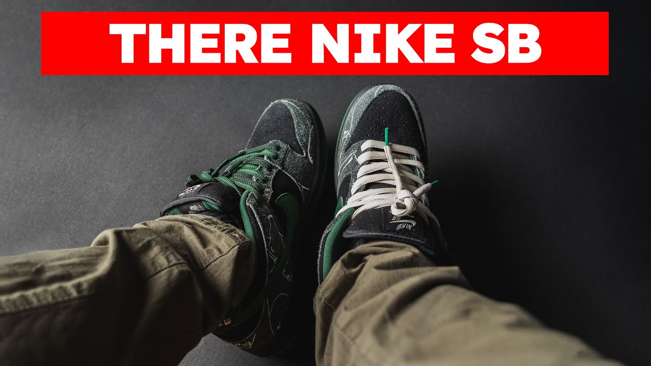I Like Them For Winter! "There" Nike SB Dunk Low Collab Sneakers. - YouTube