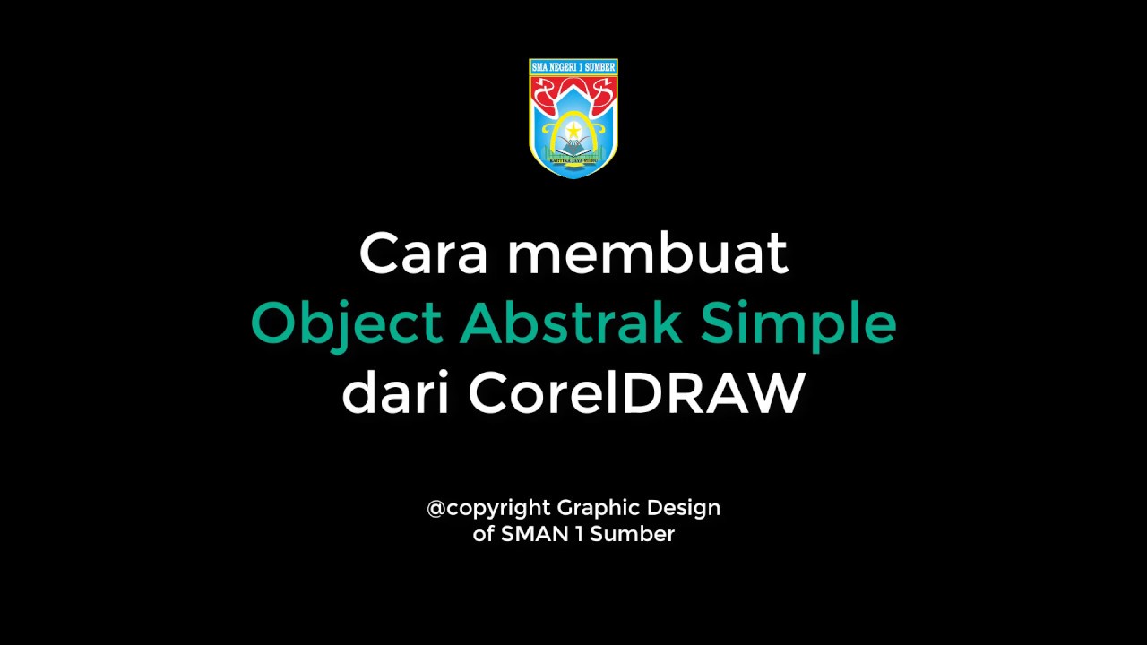 Cara membuat Object Abstract Simple dari CorelDRAW - YouTube