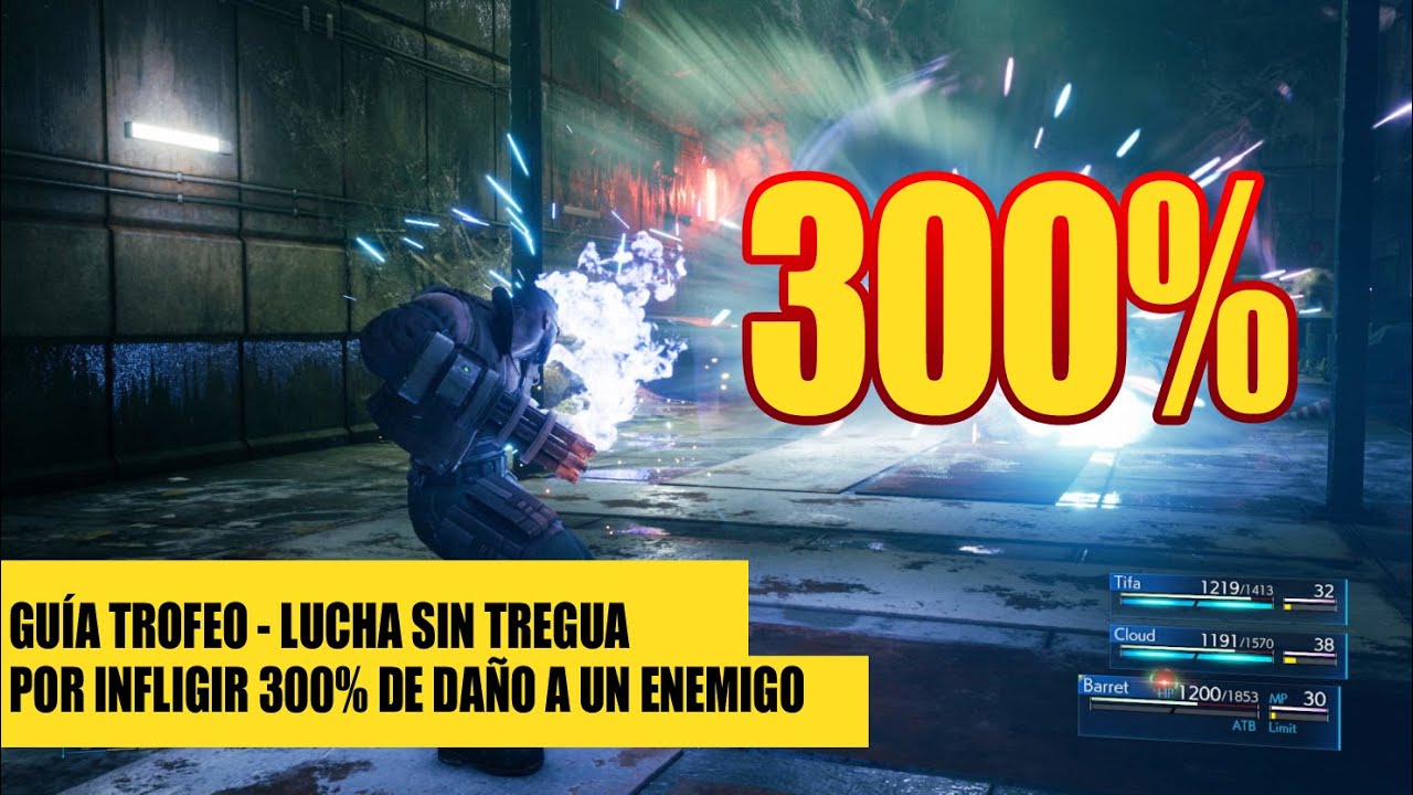 Guía Trofeo: Lucha Sin Tregua, por infligir 300% de daño vulnerable en Final Fantasy VII: Remake ...