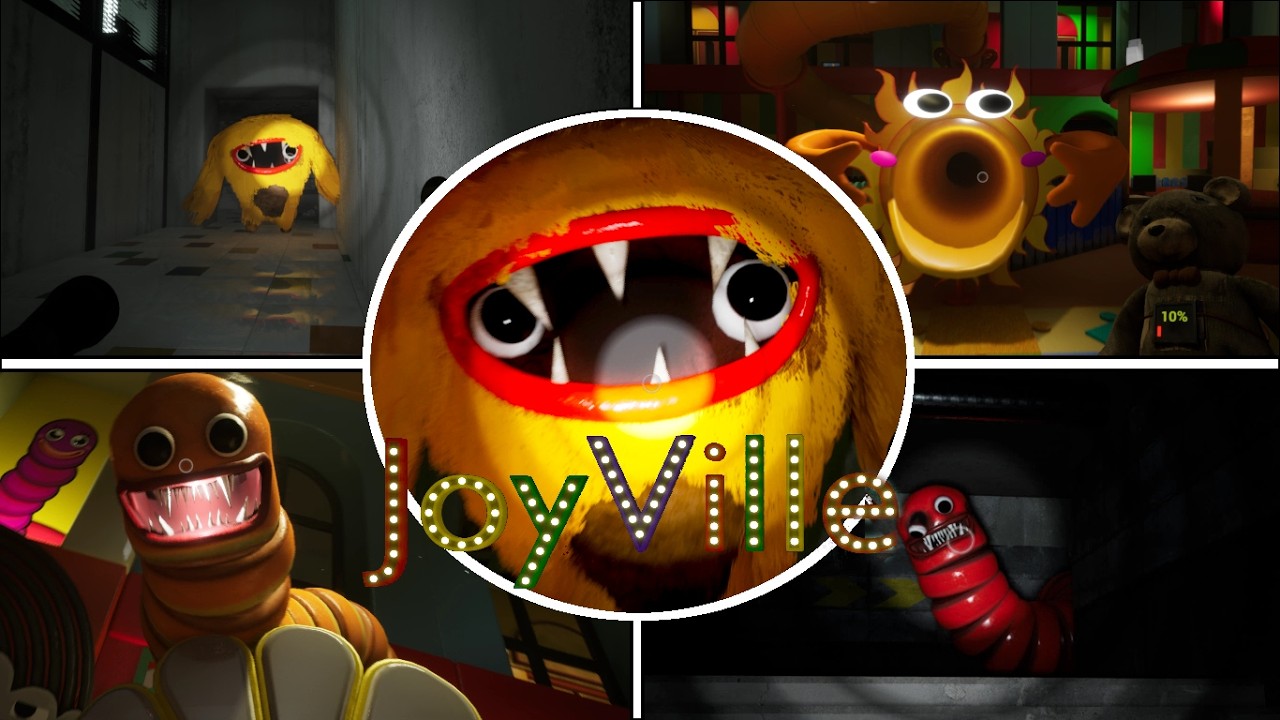 JOYVILLE (Mascot Horror) Wooly Bully yellow monster escape || Full game ...
