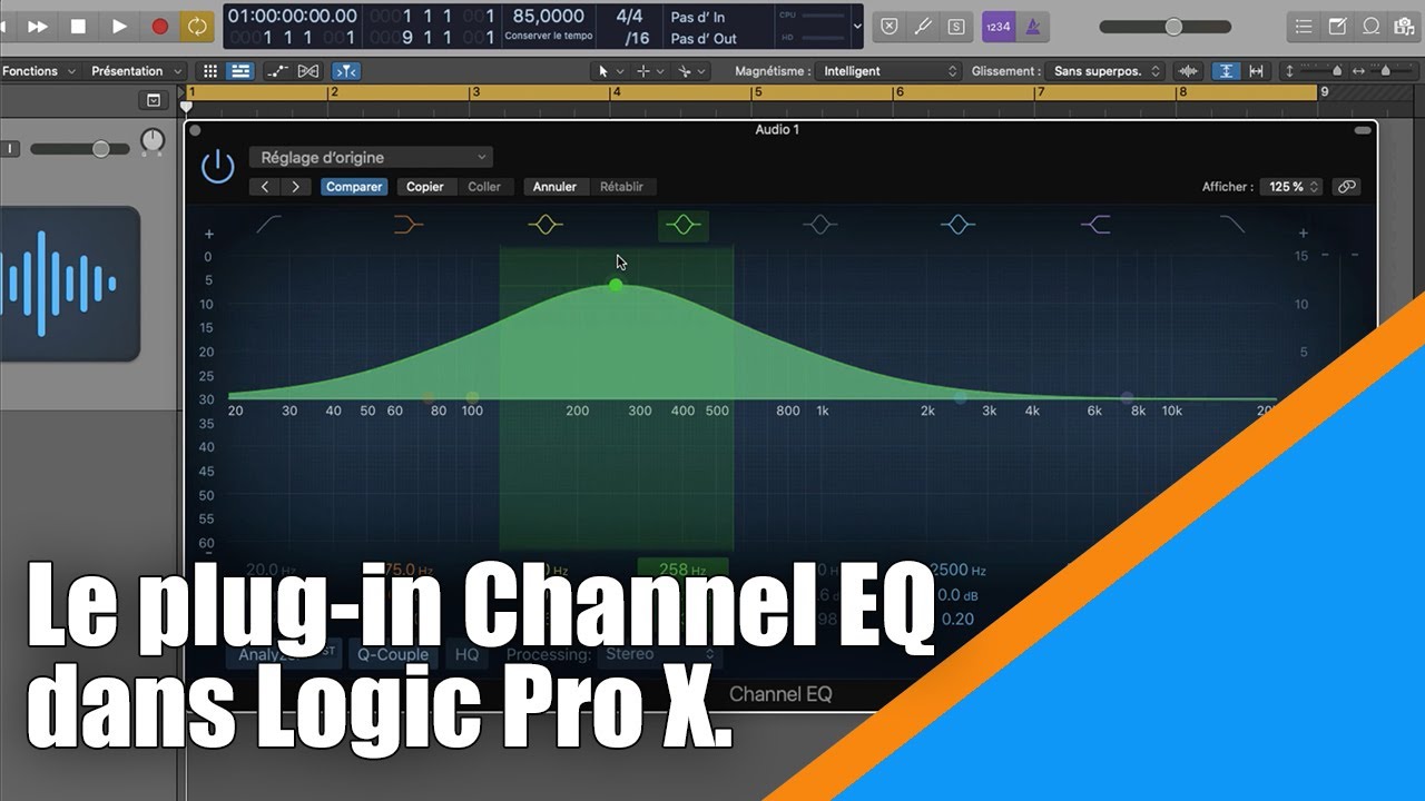 Tutoriel Logic Pro X (en Français): le plug-in Channel EQ dans Logic ...