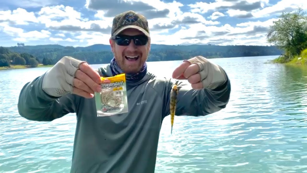 Catching Lake Perch with Berkley PowerBait Power Wigglers - YouTube