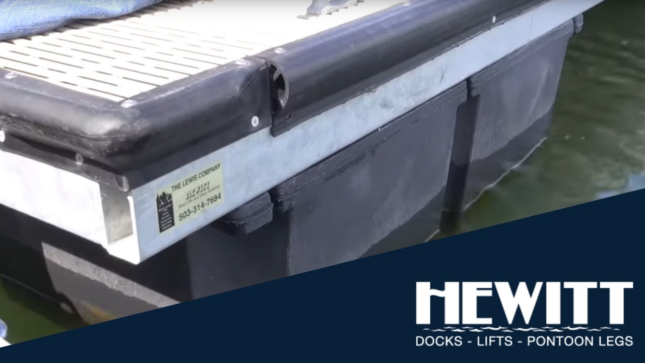 Hewitt Custom Floating Docks - YouTube