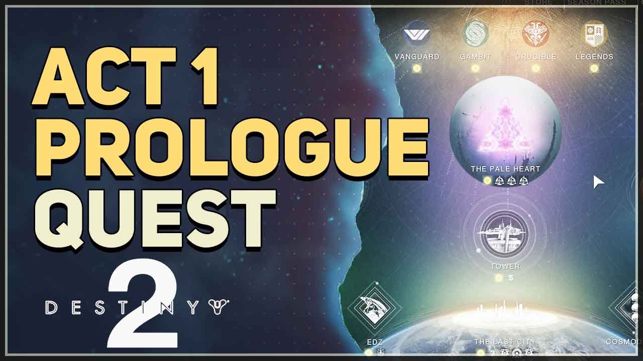 Act 1 Prologue Destiny 2 Revenant - YouTube