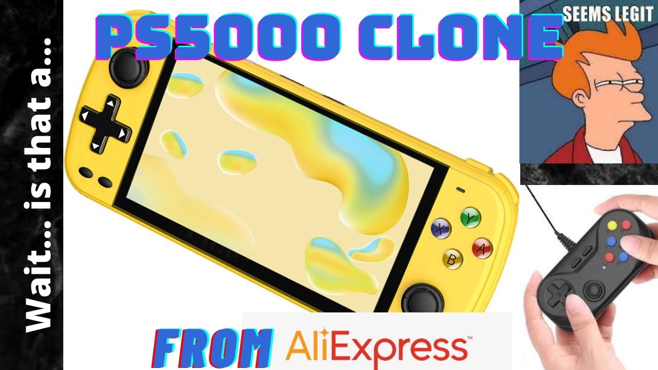 PS5000 Clone Handheld console Part 1 unboxing, and first impressions ...